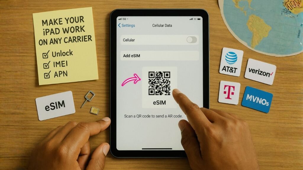How to Unlock an iPad/iPad Pro Cellular Model (AT&T, Verizon, T-Mobile ...